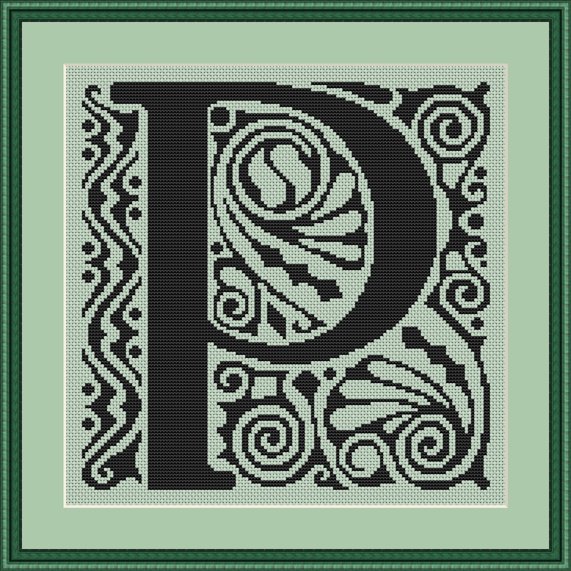 Calligraphy Letter P monogram alphabet monochrome symbol with | Etsy