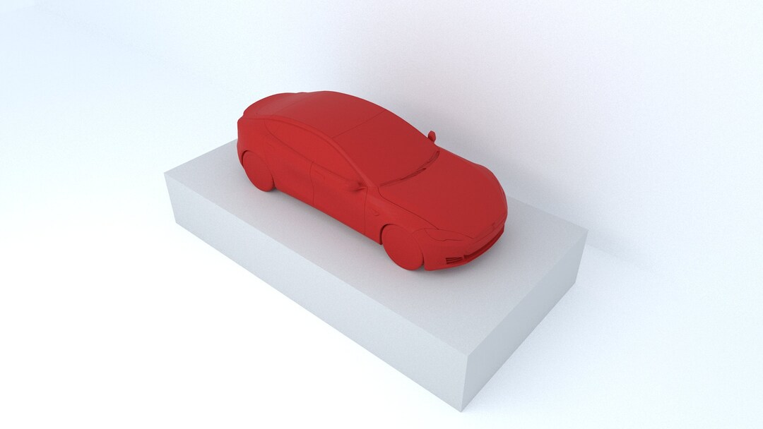Tesla Model S Simple Low Poly 3D Print Model - Etsy