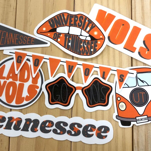 University of Tennessee Stickers - Etsy