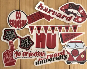 Harvard Sticker - Etsy