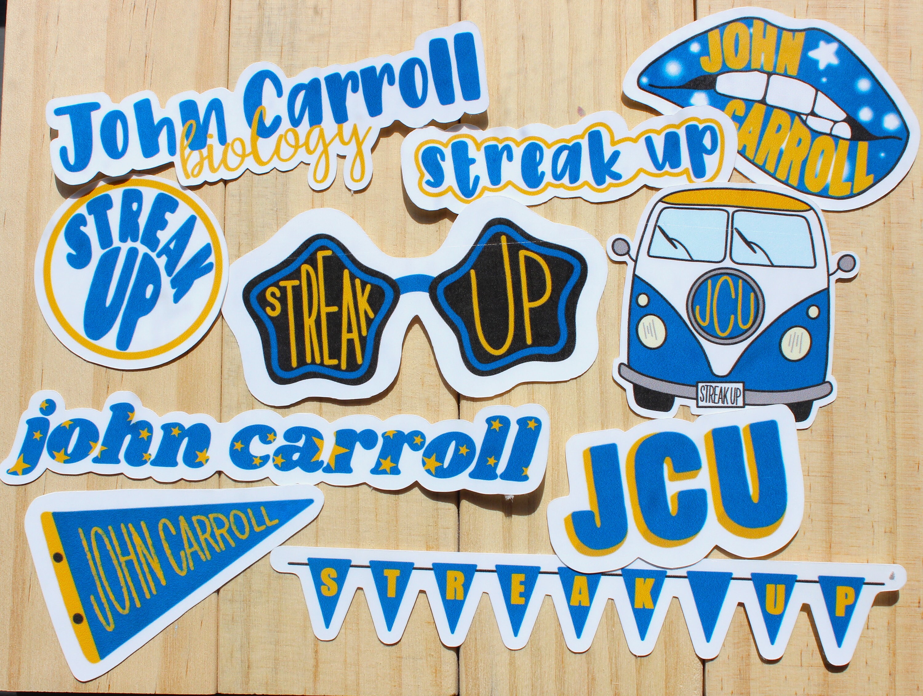 John Carroll University Sticker Pack Custom Waterproof - Etsy