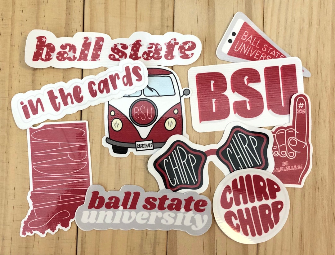 Ball State University Sticker Pack Custom Waterproof Sticker ...