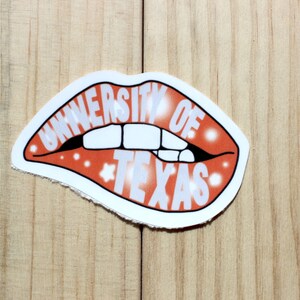 University of Texas Sticker Pack Custom Waterproof Sticker Personalized ...
