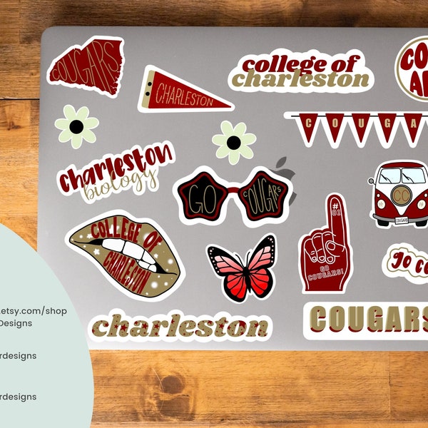 College of Charleston Decal - Etsy