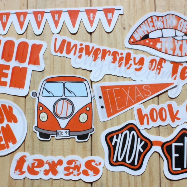 University of Texas Decals - Etsy