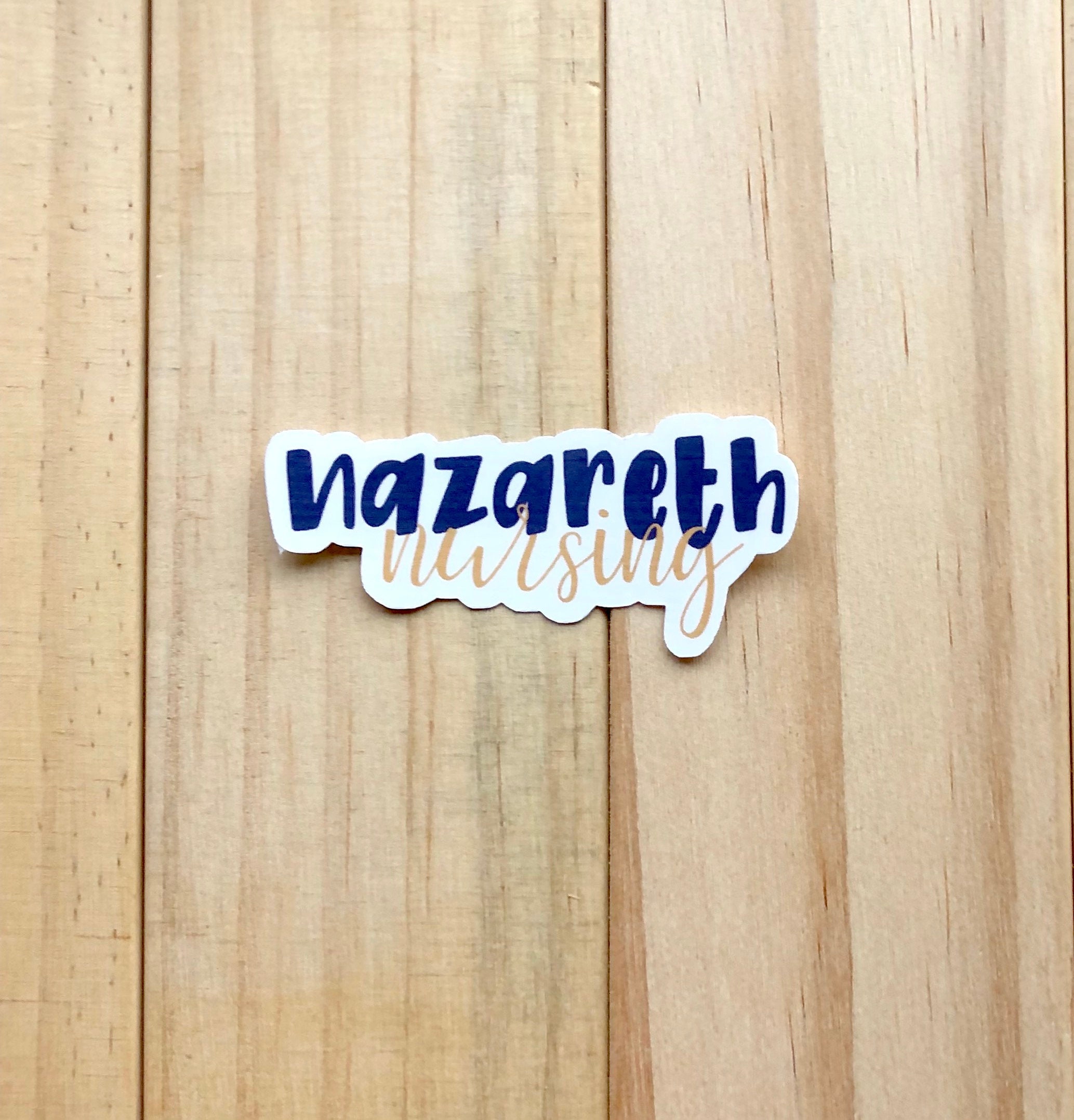 Nazareth College Sticker Pack Custom Waterproof Sticker - Etsy
