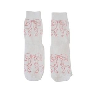 Ribbon Socks L Croquette Ballerina Core - Etsy