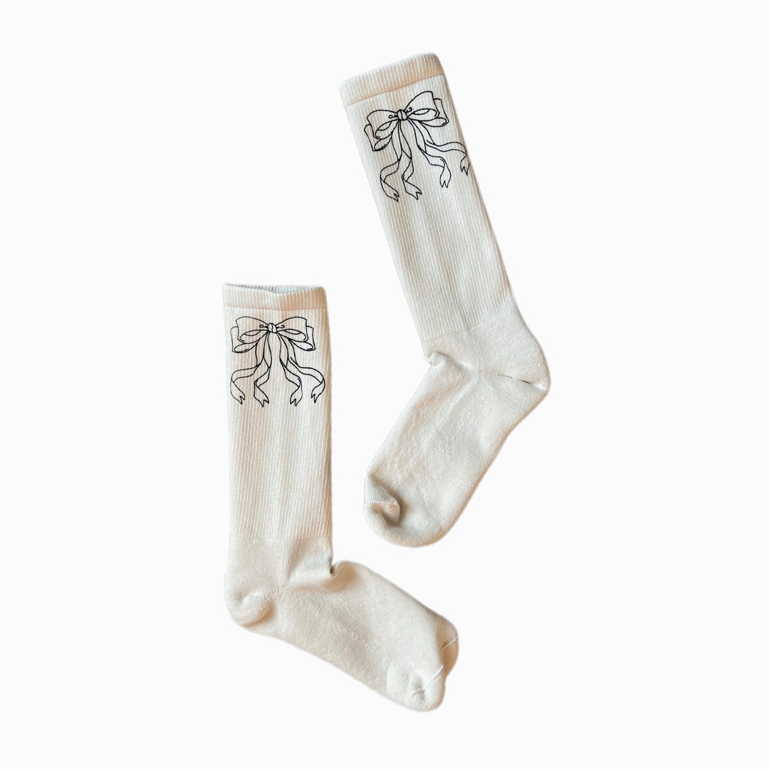 Ribbon Socks L Croquette Ballerina Core - Etsy