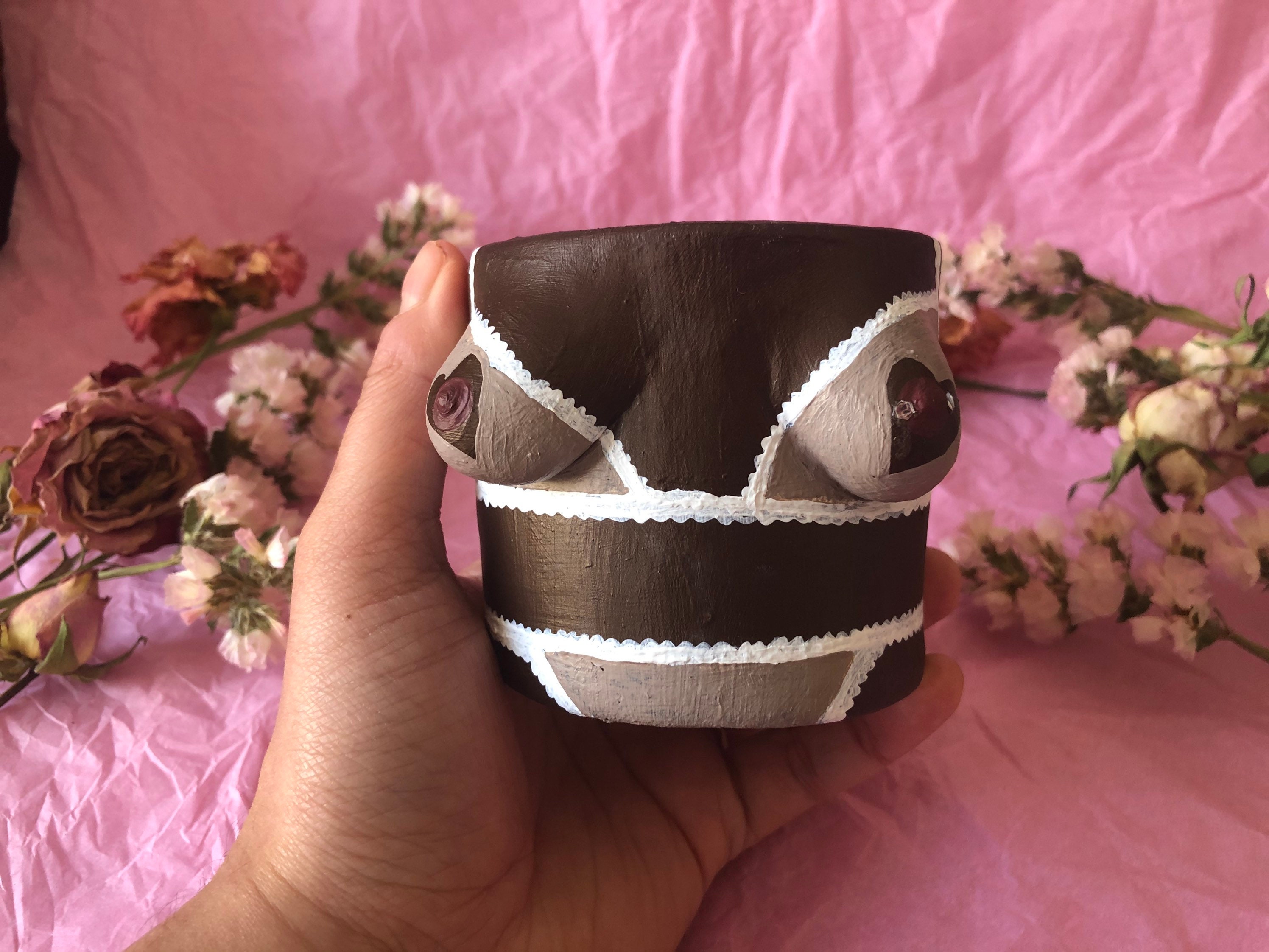 Peekaboo Underwear Tit Pot - Etsy