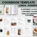 Classic Cookbook Template | Editable Canva Template Powerpoint | Family ...