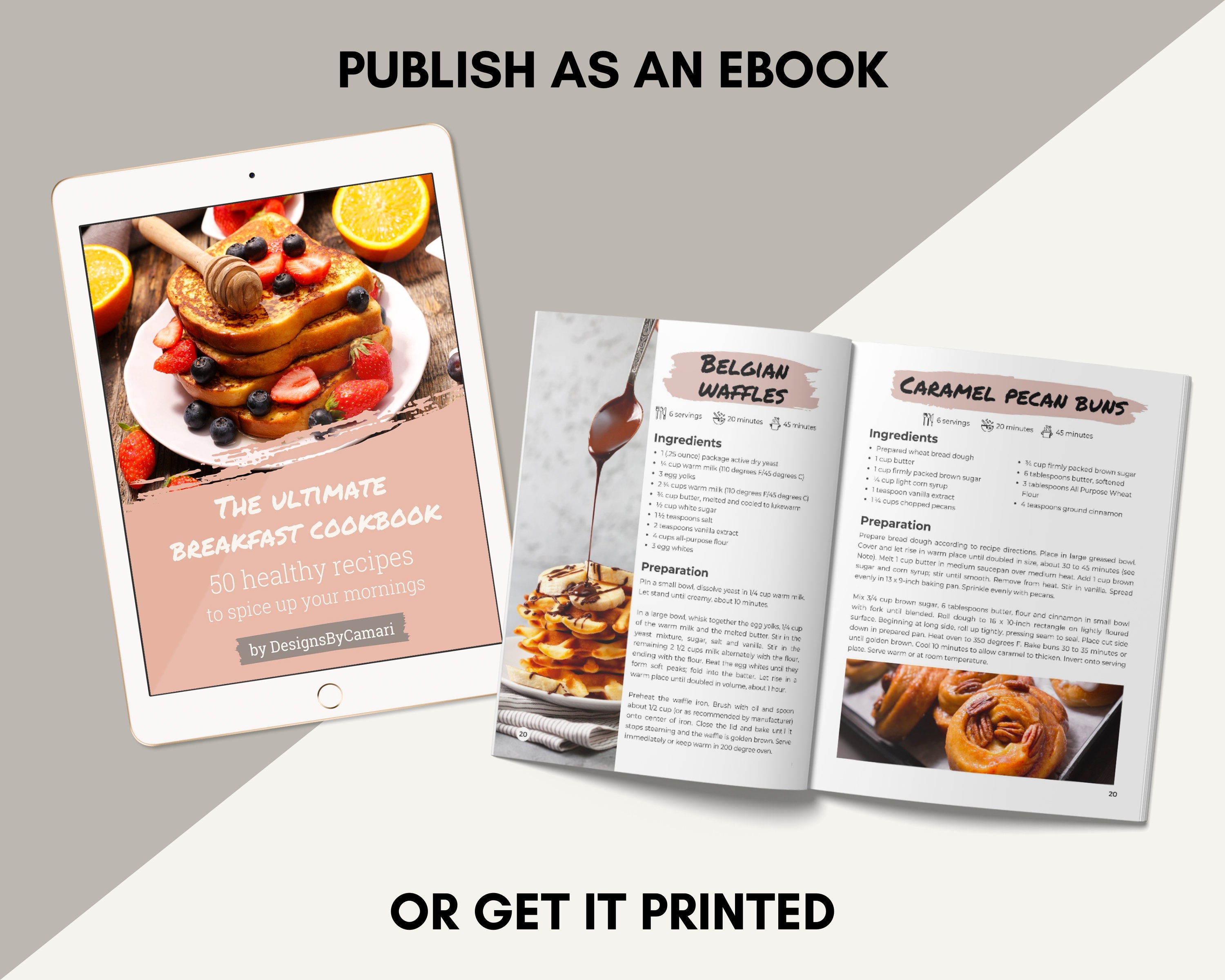 Cookbook Template Editable Canva Templates Family Cookbook - Etsy Canada