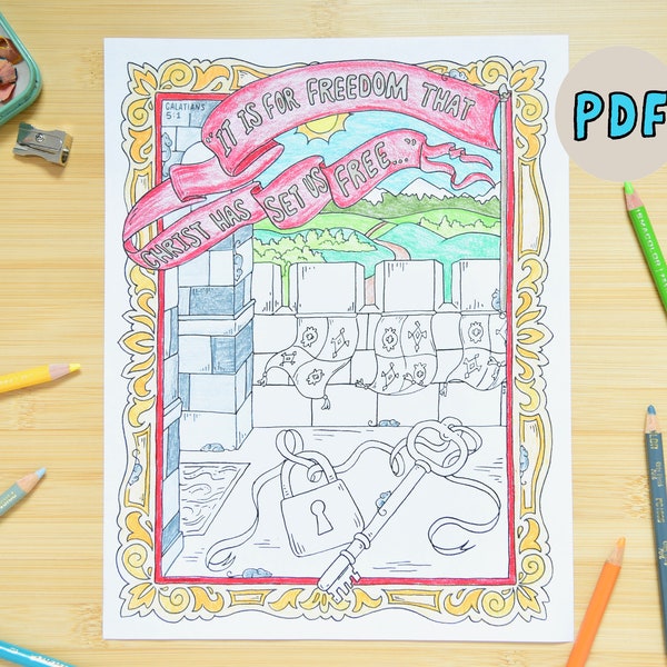 Freedom Coloring - Etsy