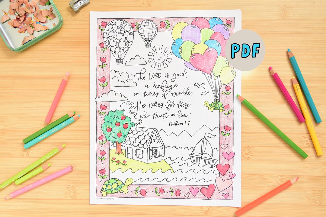 PDF Coloring Page - Choose JOY Coloring Page - Christian Homeschool ...