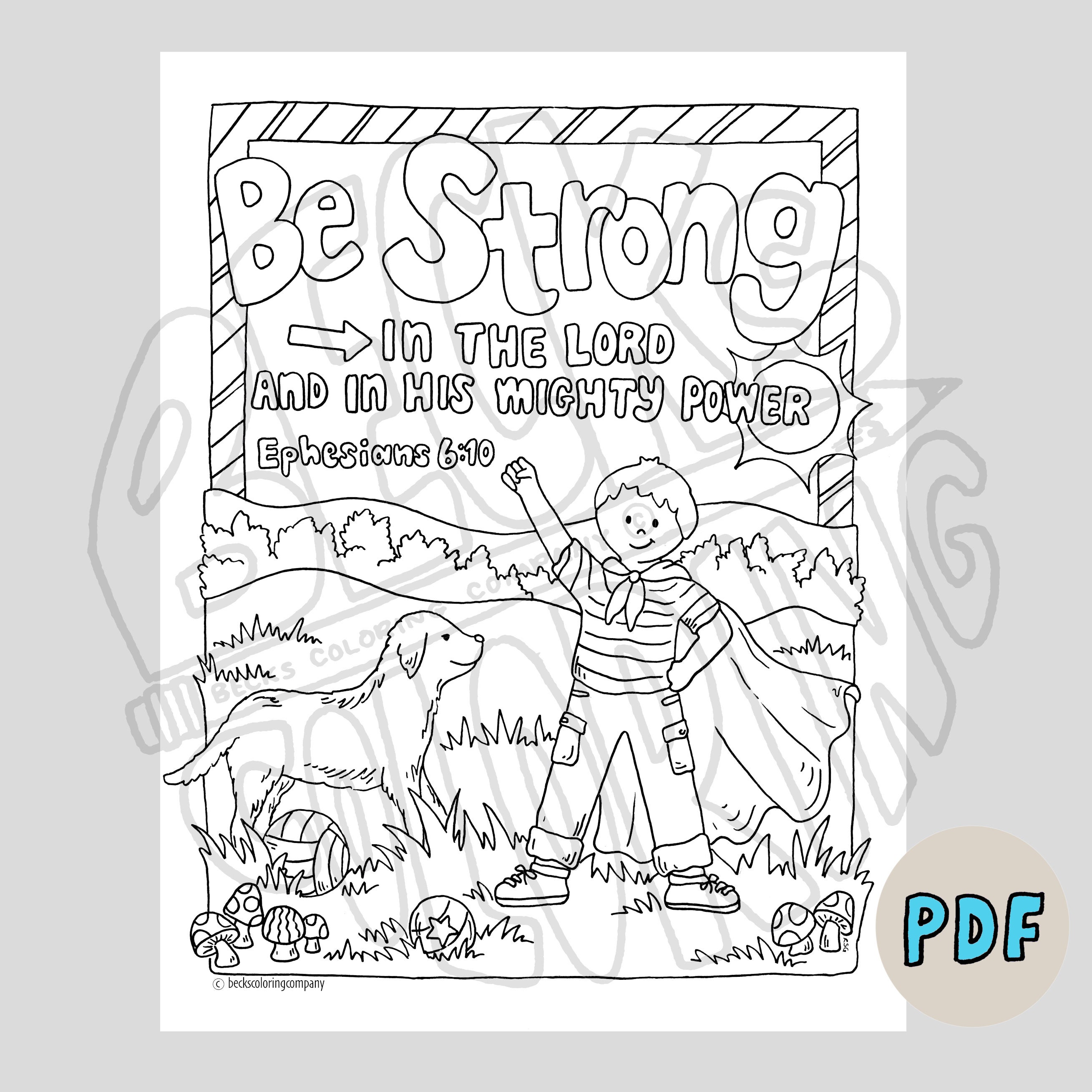 KIDS Verse Set - Coloring Page Set - VBS Activity - Homeschool ...