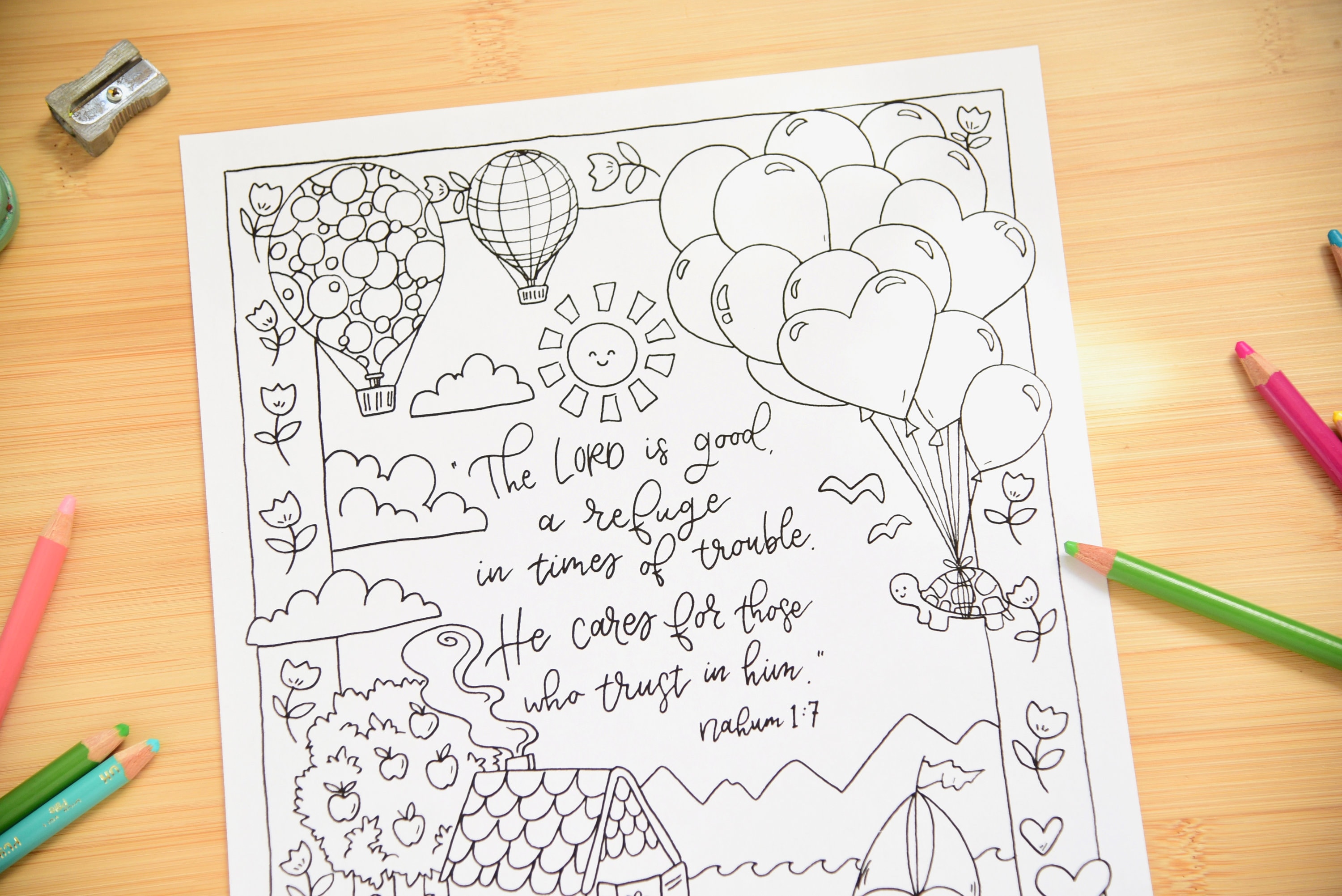 PDF Coloring Page - Choose JOY Coloring Page - Christian Homeschool ...