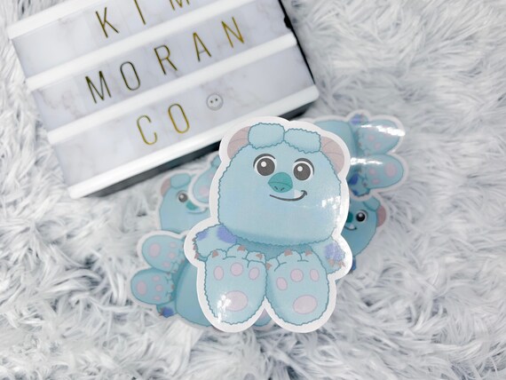 Sully Plush Sticker / Monsters Inc. Sticker / baby sully / - Etsy España