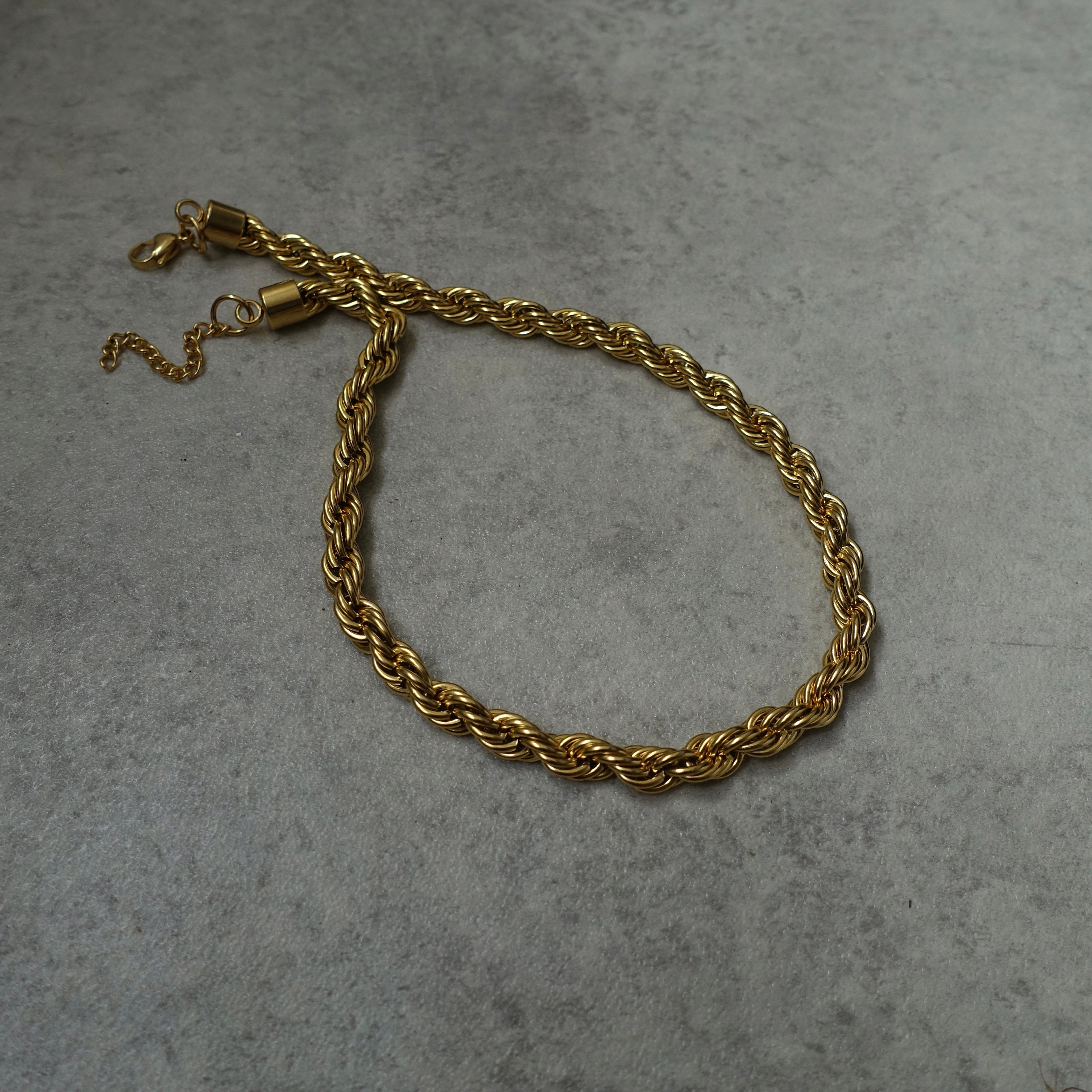 Chunky Rope Necklace 8mm Wide Chain Necklace 18K Chunky | Etsy