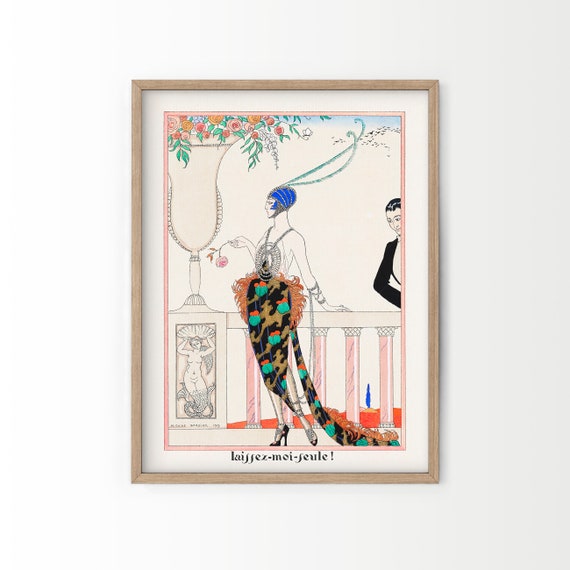 Fashion Art Print Art Deco French Fashion Retro Wall - Etsy Canada