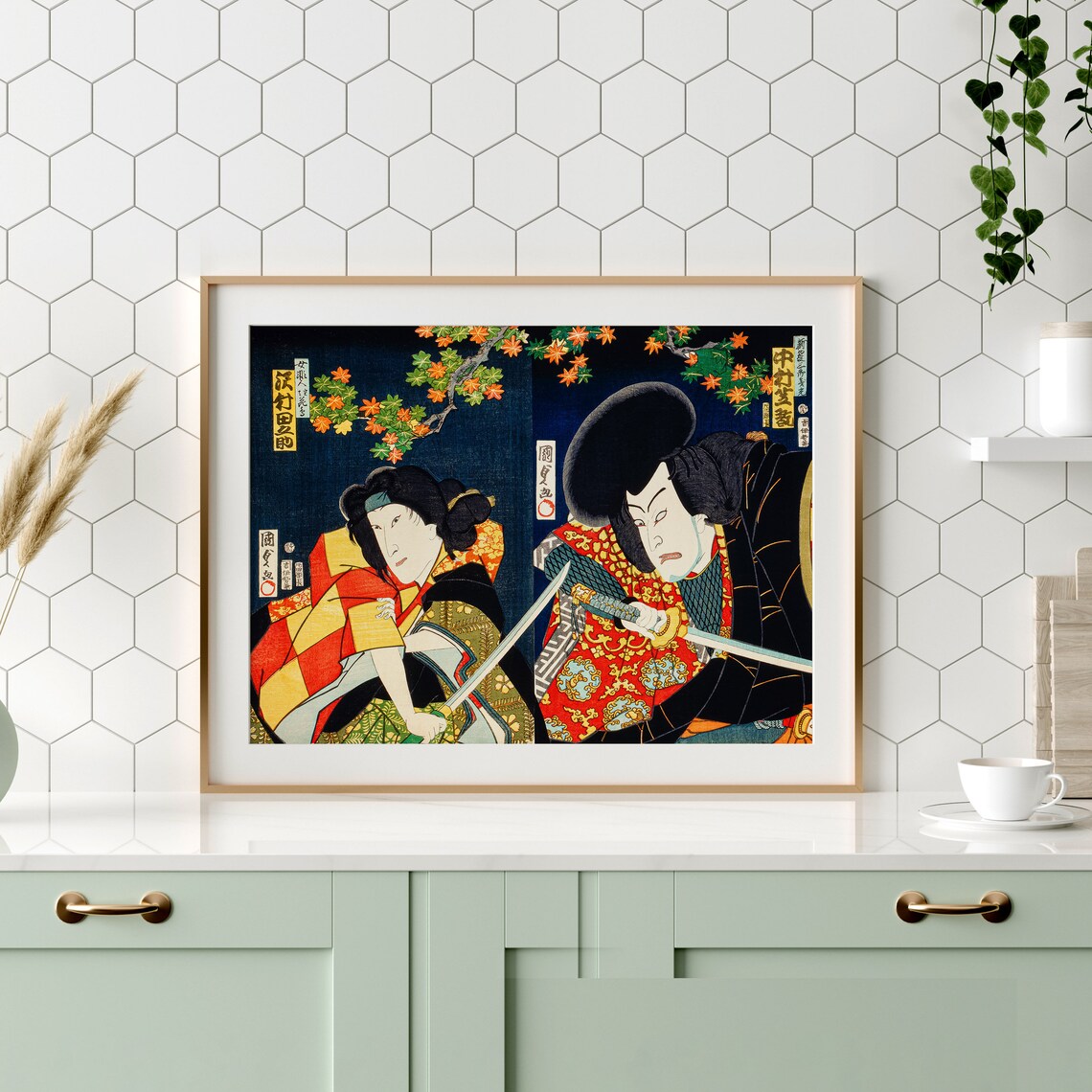 Japanese Art Print Horizontal Wall Art Vintage Japanese - Etsy