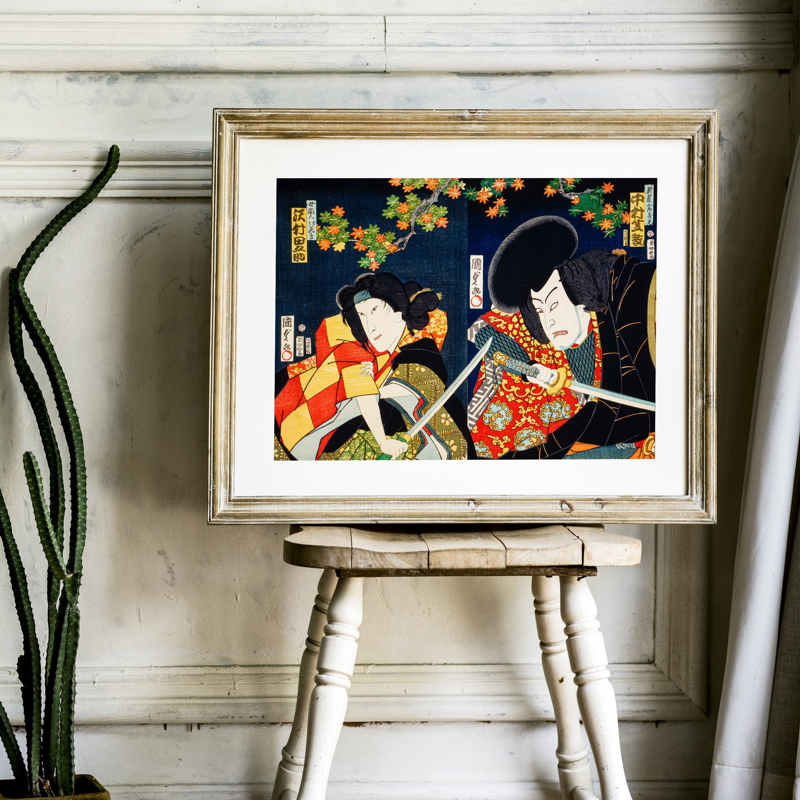 Japanese Art Print Horizontal Wall Art Vintage Japanese | Etsy