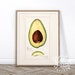 Avocado Print, Vintage Avocado Poster, Botanical Fruit, Vintage Kitchen ...