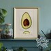 Avocado Print, Vintage Avocado Poster, Botanical Fruit, Vintage Kitchen ...
