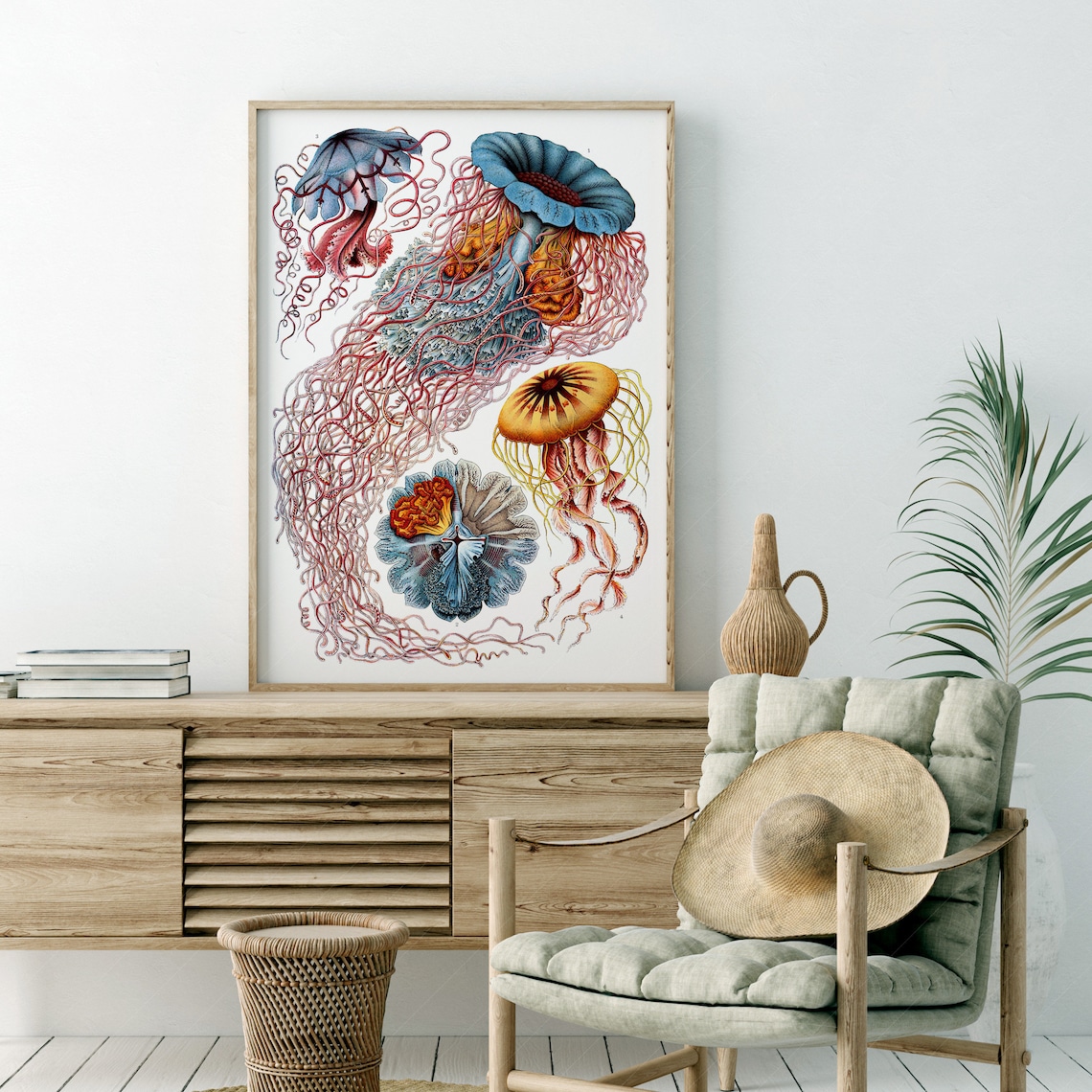 Sea Coral Print Ocean Wall Art Nautical Wall Decor Beach - Etsy