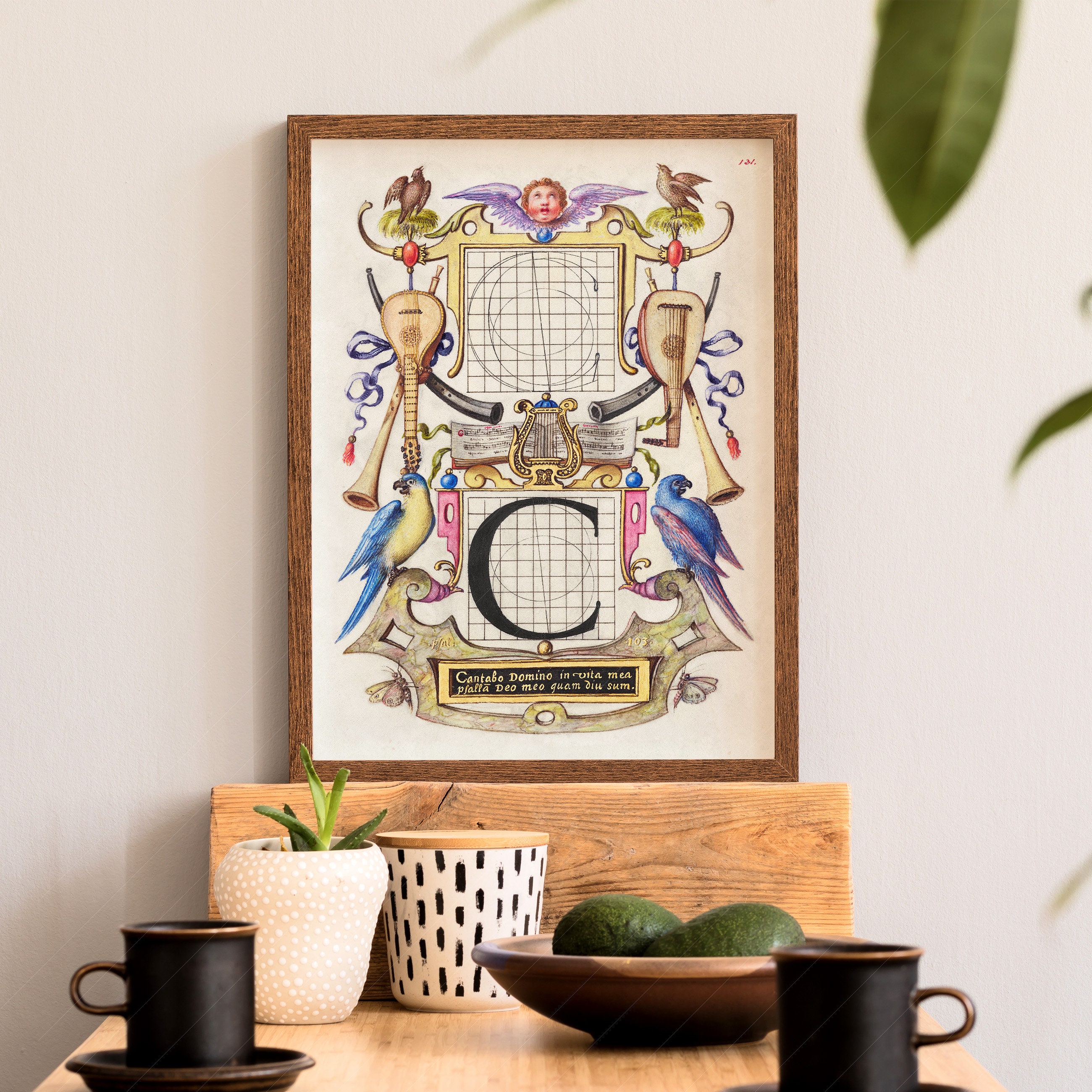 Letter C Print Personalized Gift Initial Letter Typography | Etsy