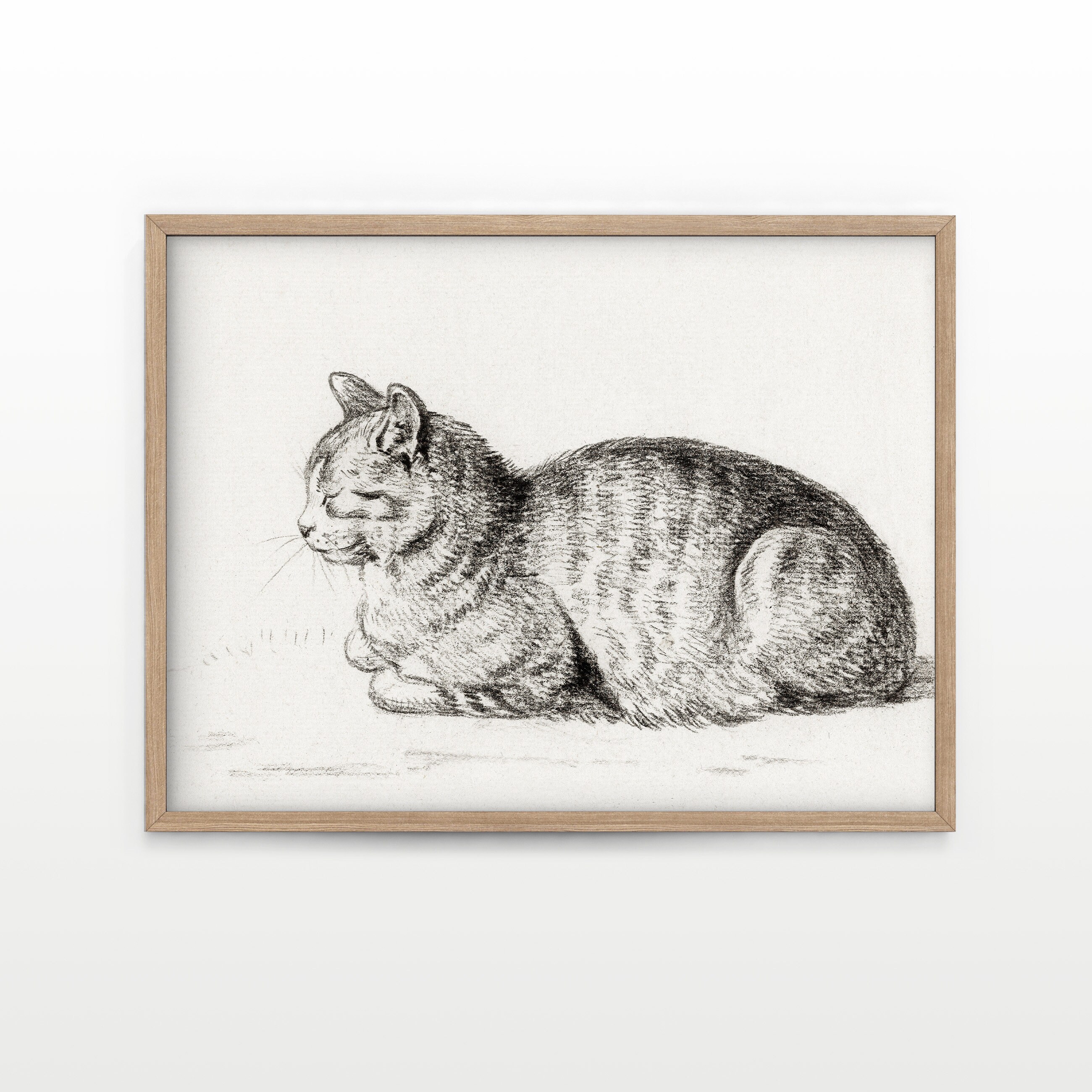 Cat Wall Art Cat Poster Cat Vintage Cat Lover Gift Cat | Etsy