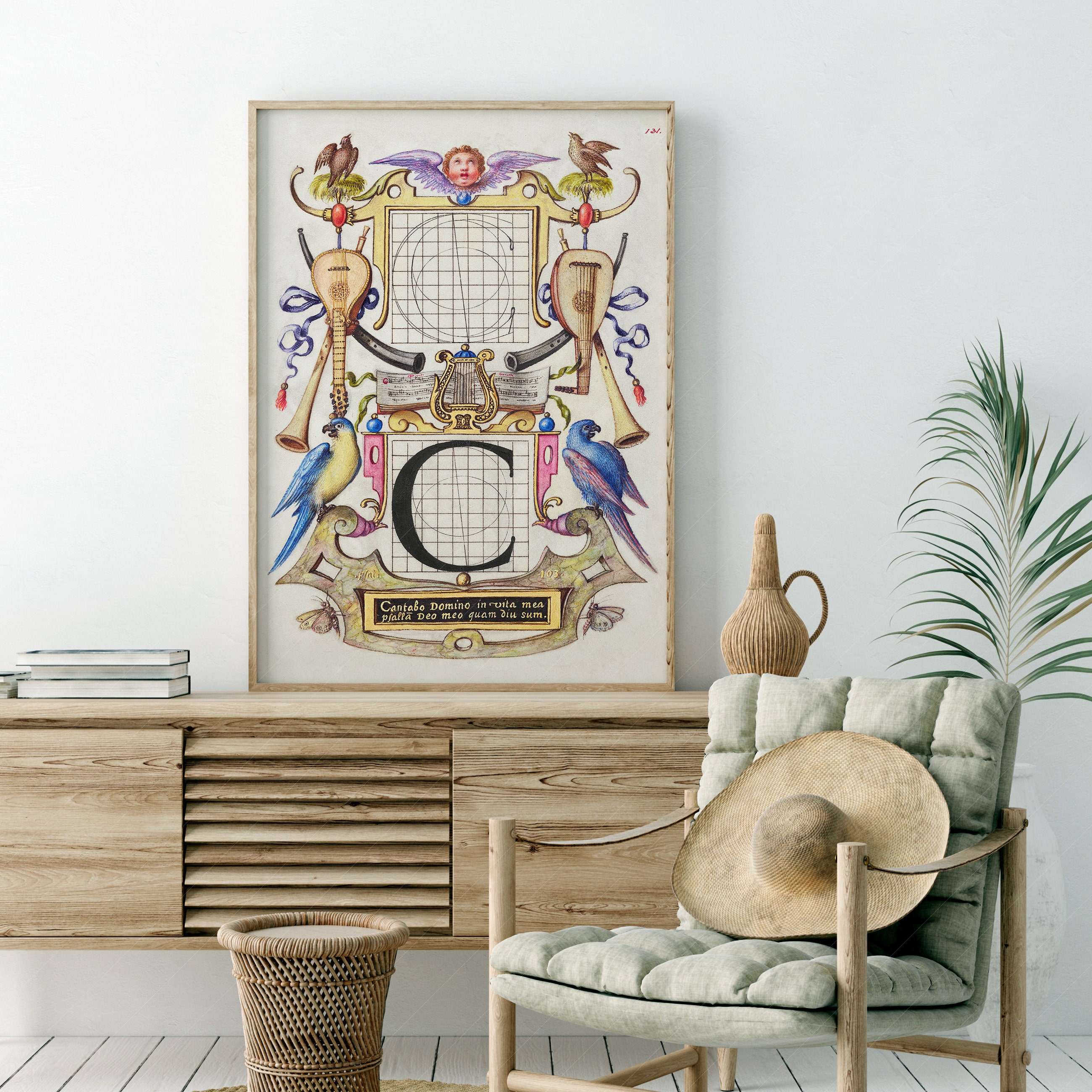 Letter C Print Personalized Gift Initial Letter Typography | Etsy