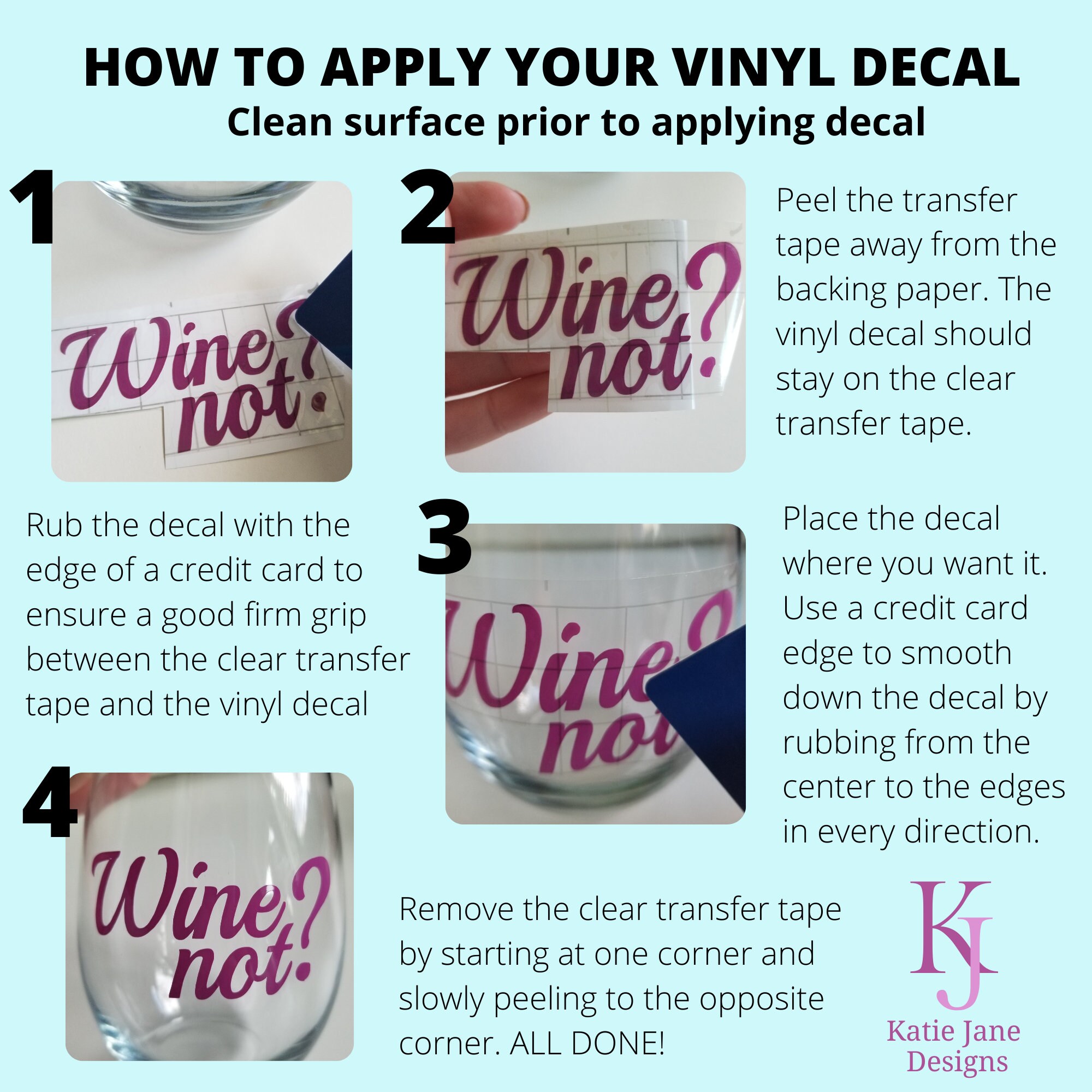 Custom Candy Stache Canister Decals | Permanent Vinyl Decals - Etsy