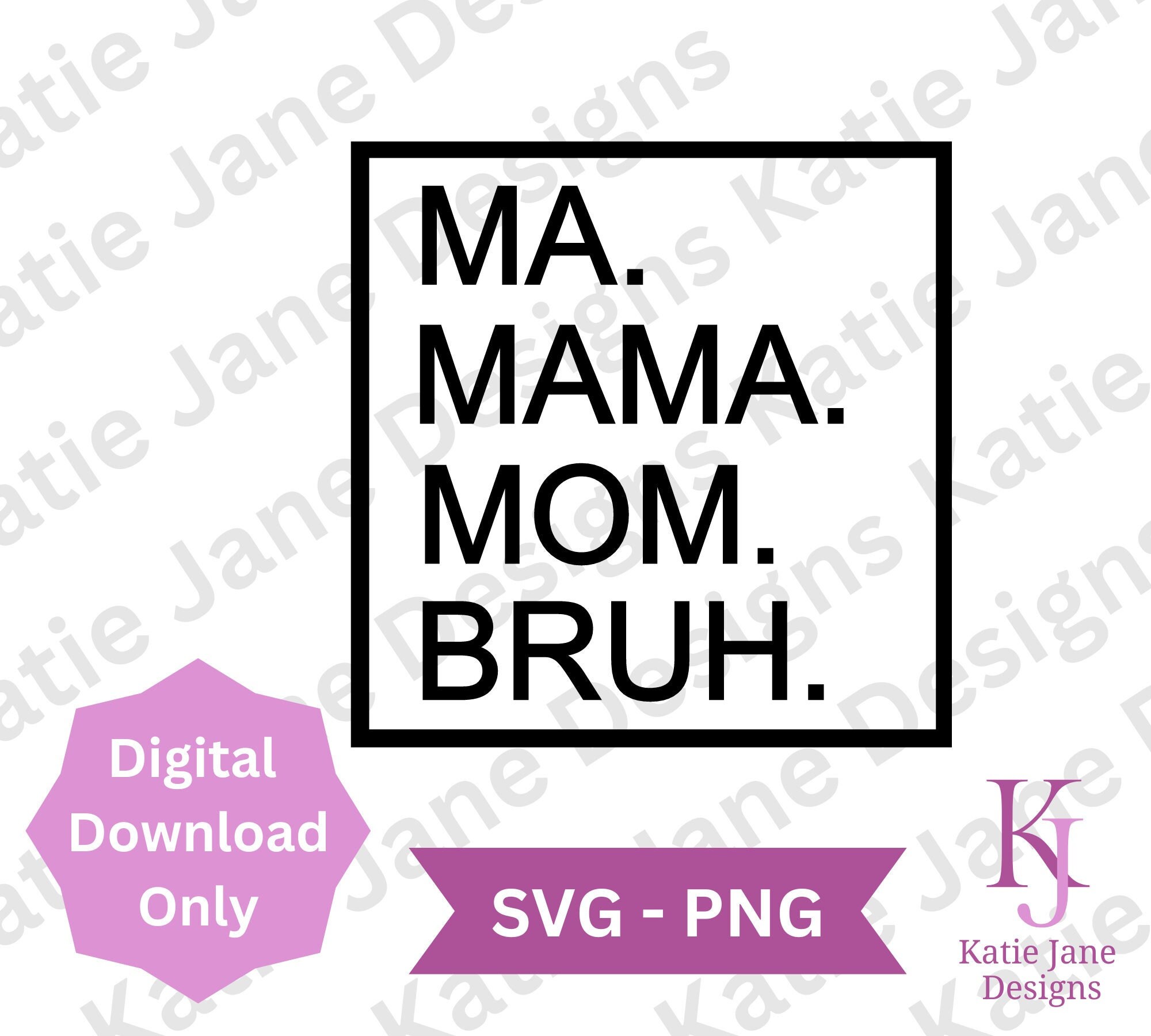 Ma Mama Mom Bruh Square SVG | Mama Frame SVG | Mom Life | Boy Mom | Mama Shirt | Cricut ...