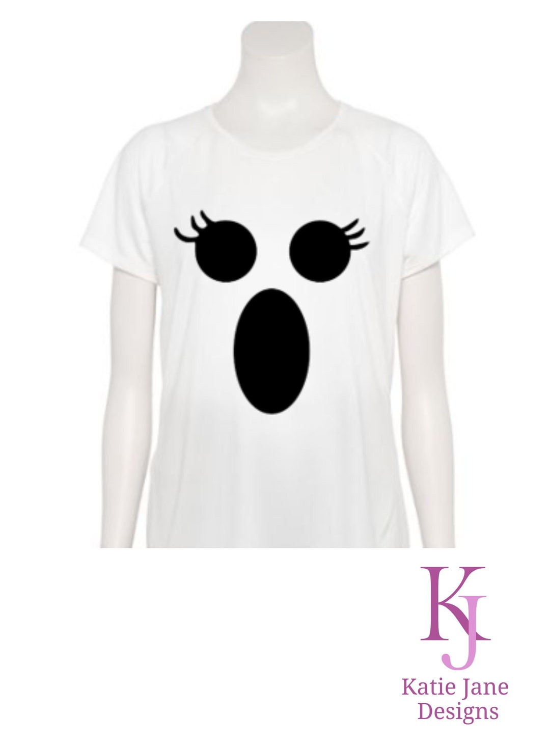 Girly Ghost Face Iron-on Decal: DIY Heat Transfer Vinyl - Etsy