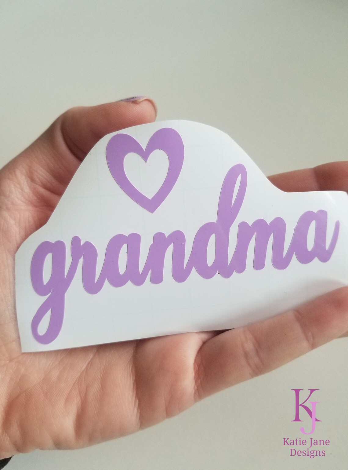 Custom Grandma Decals Promoted to Grandma This Grandma is Fabulous ...