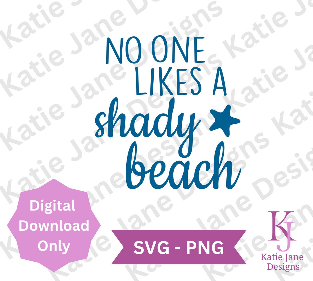 Shady Beach SVG: Summer Girls Trip Cut File (digital Download) - Etsy