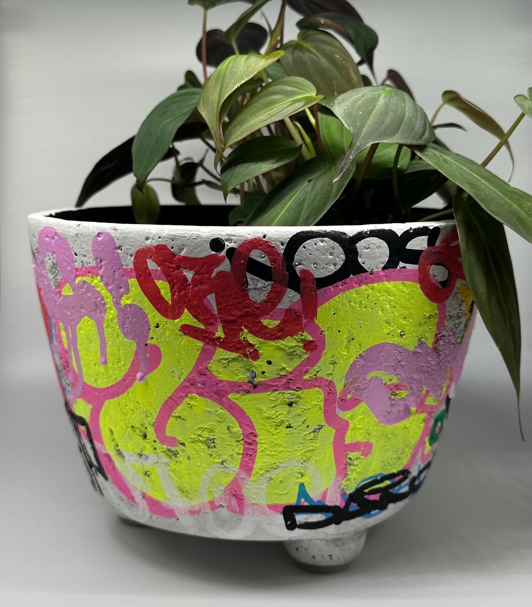 Planter / Plant Pot / Graffiti / Handmade Gift / Unique Gift ...