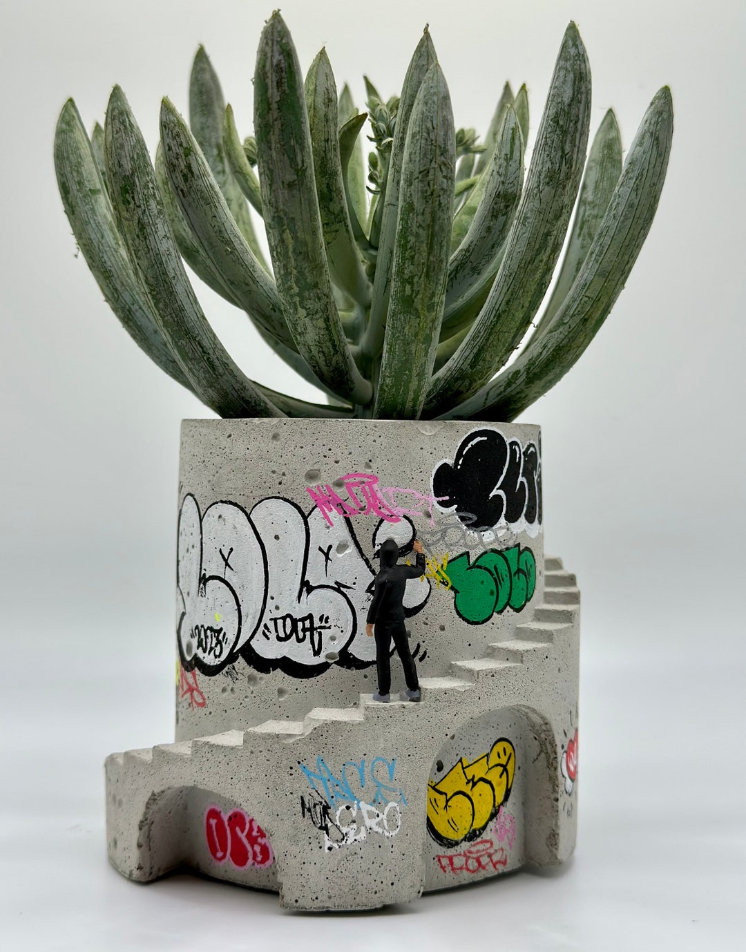 Planter / Graffiti / Handmade Gift / Unique Gift / Personalized / Gifts ...