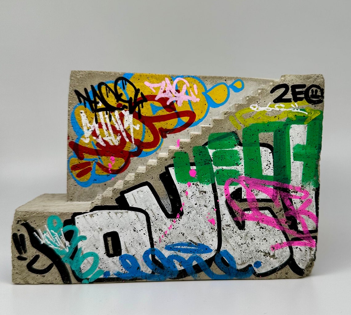 Planter / Graffiti Planter / Handmade Gift / Unique Gift / Personalized ...
