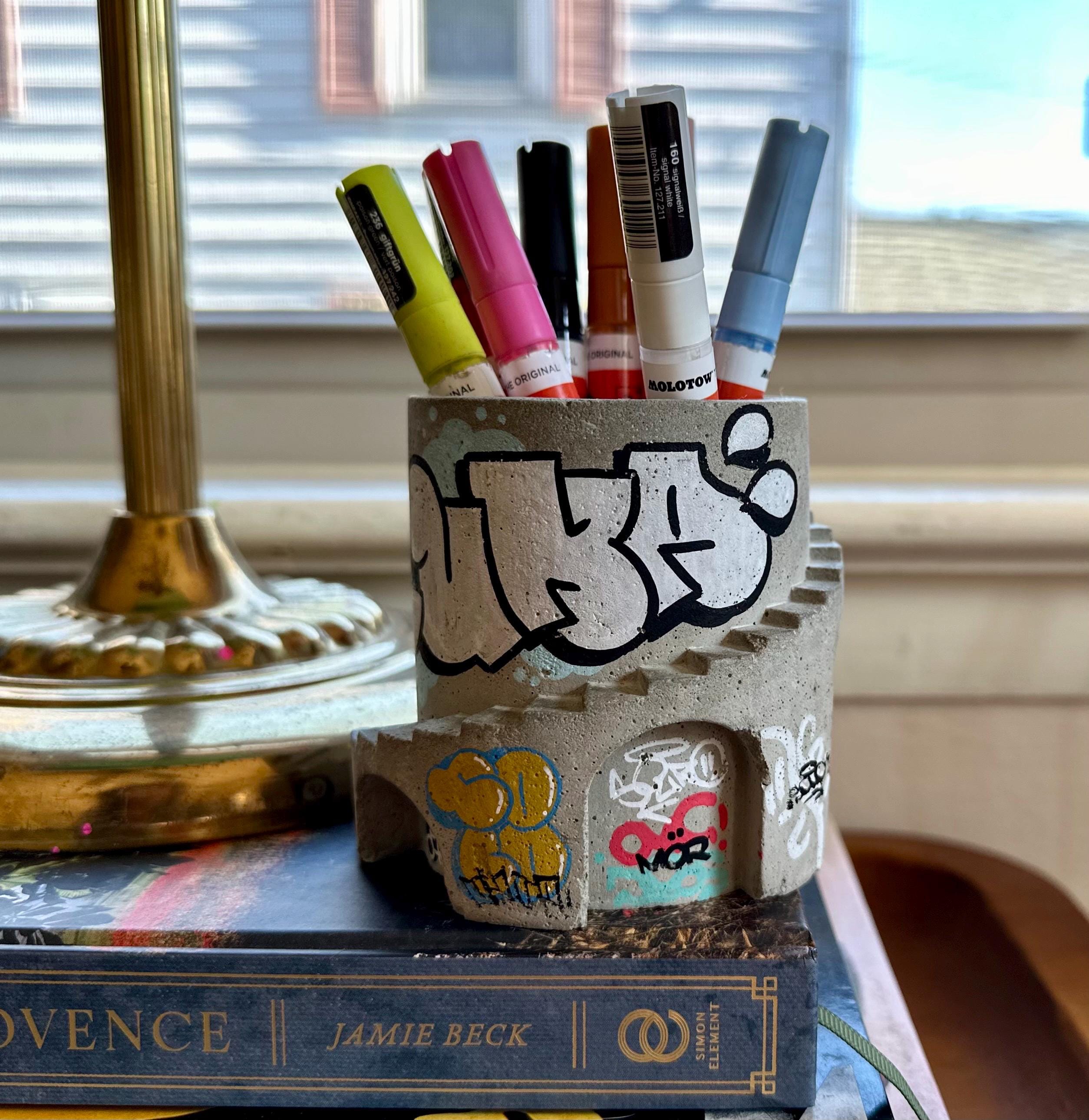Planter / Plant Pot / Graffiti / Handmade Gift / Unique Gift ...