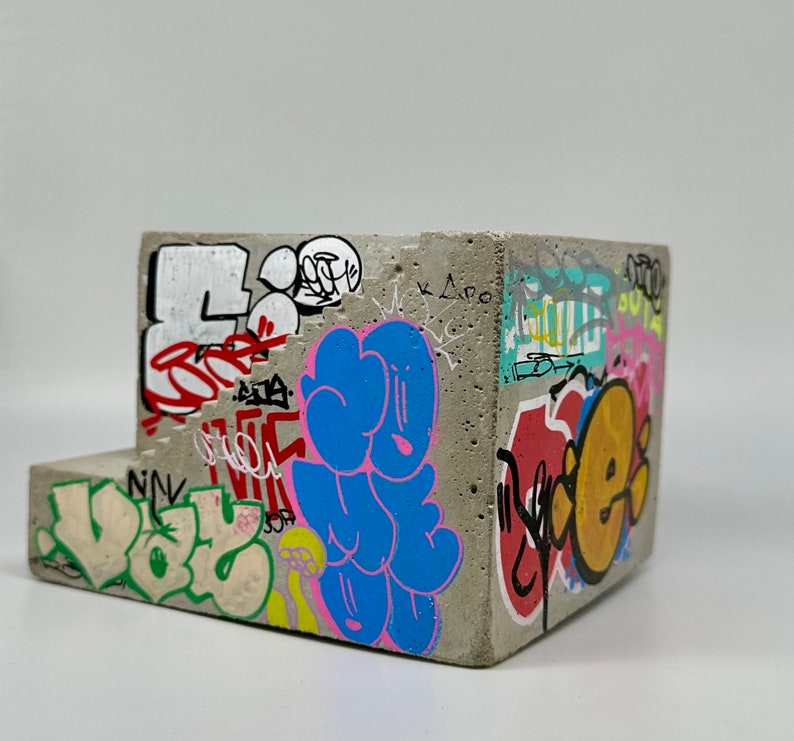 Planter / Plant Pot / Graffiti / Handmade Gift / Unique Gift ...