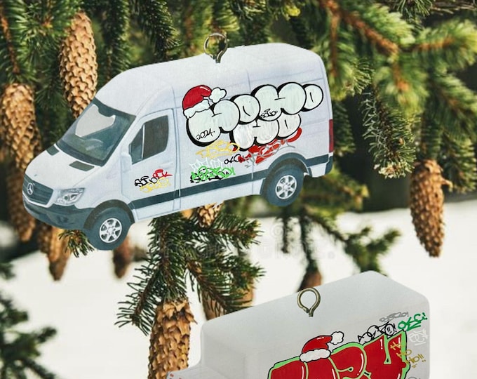 Mercedes Benz Sprinter Camper Van Carrying Christmas Tree Christmas ...