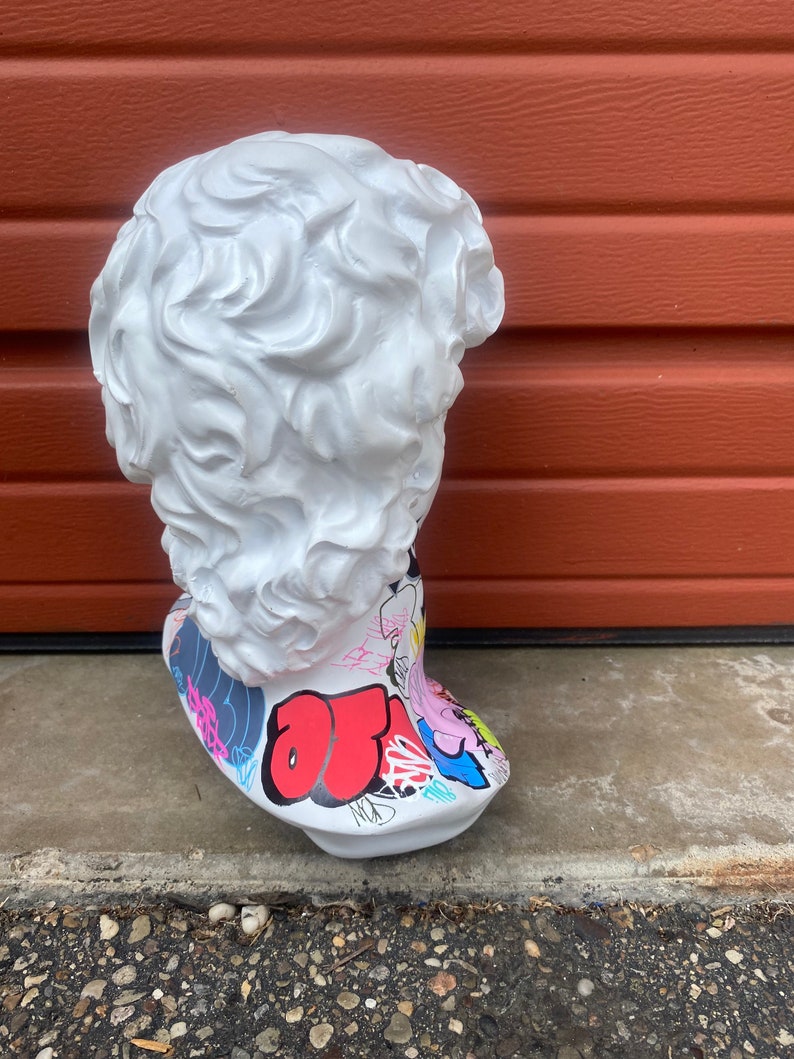 Graffiti Statue / Graffiti Art / Graffiti Decor / Statue of David ...