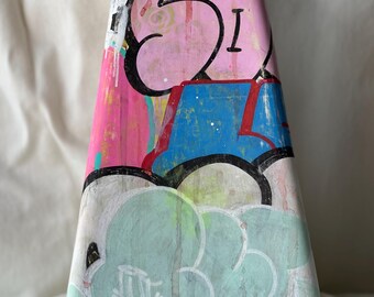 Graffiti Vase - Etsy