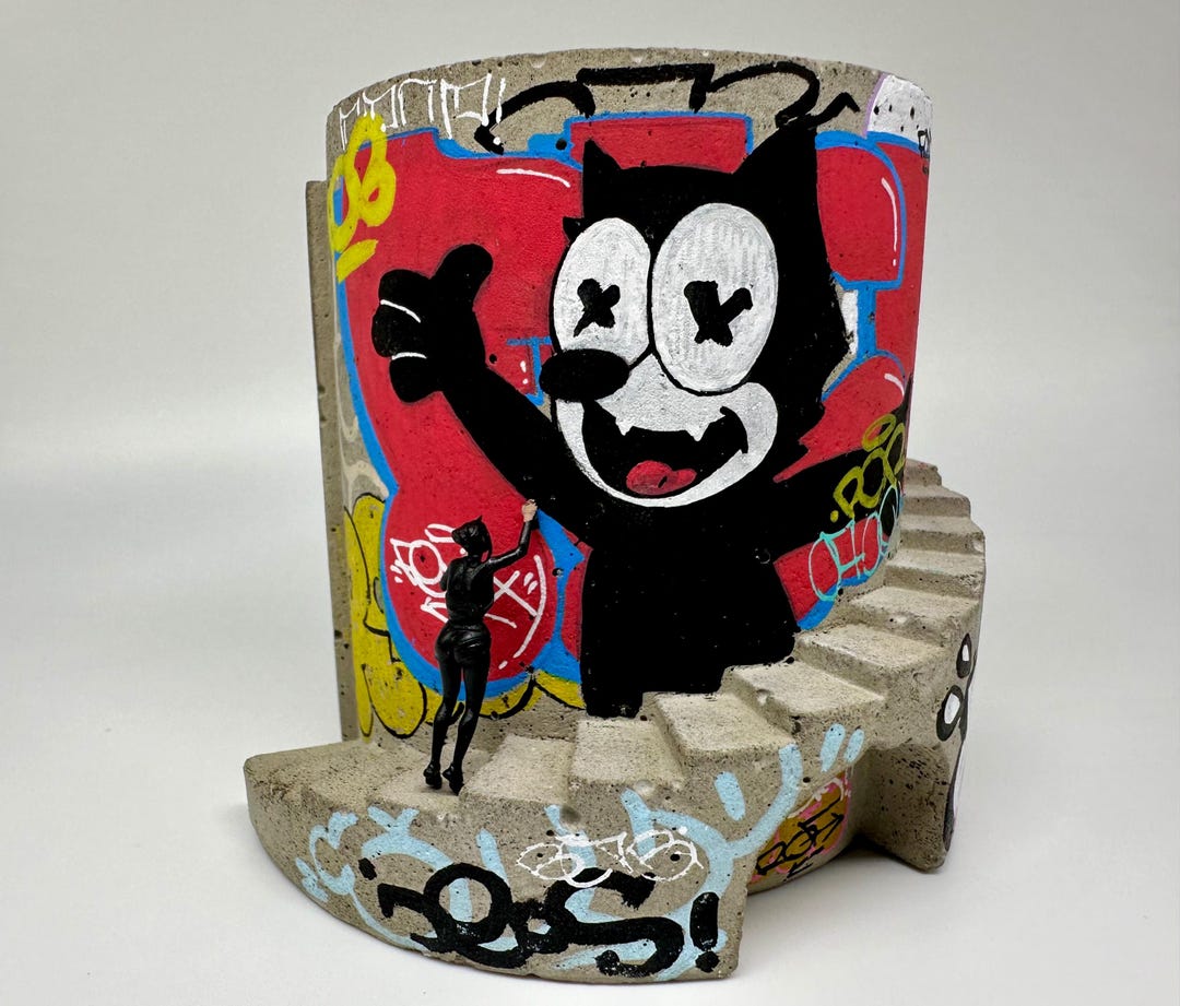 Planter / Graffiti Planter / Graffiti / Handmade Gift / Unique Gift ...
