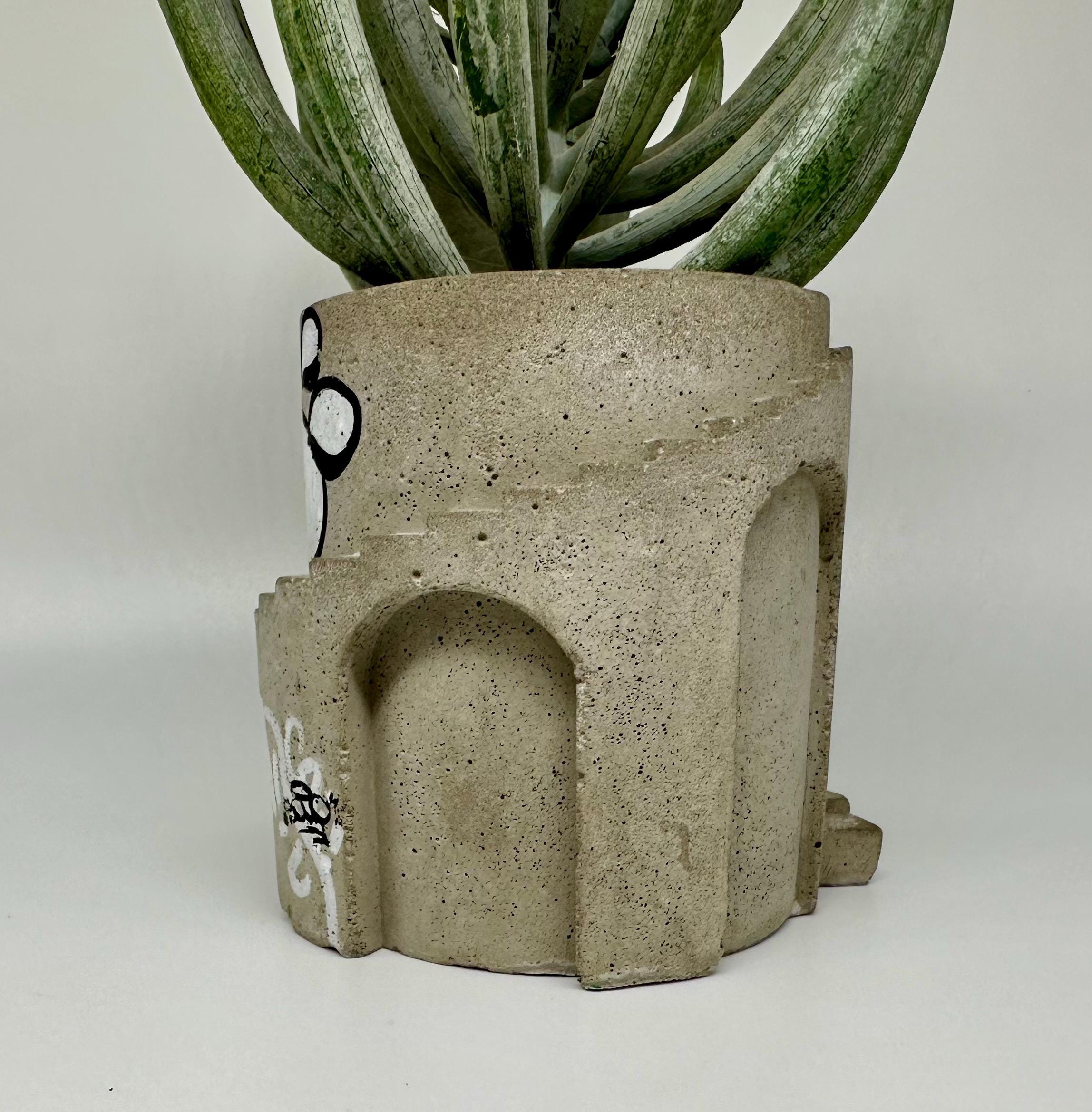 Planter / Plant Pot / Graffiti / Handmade Gift / Unique Gift ...