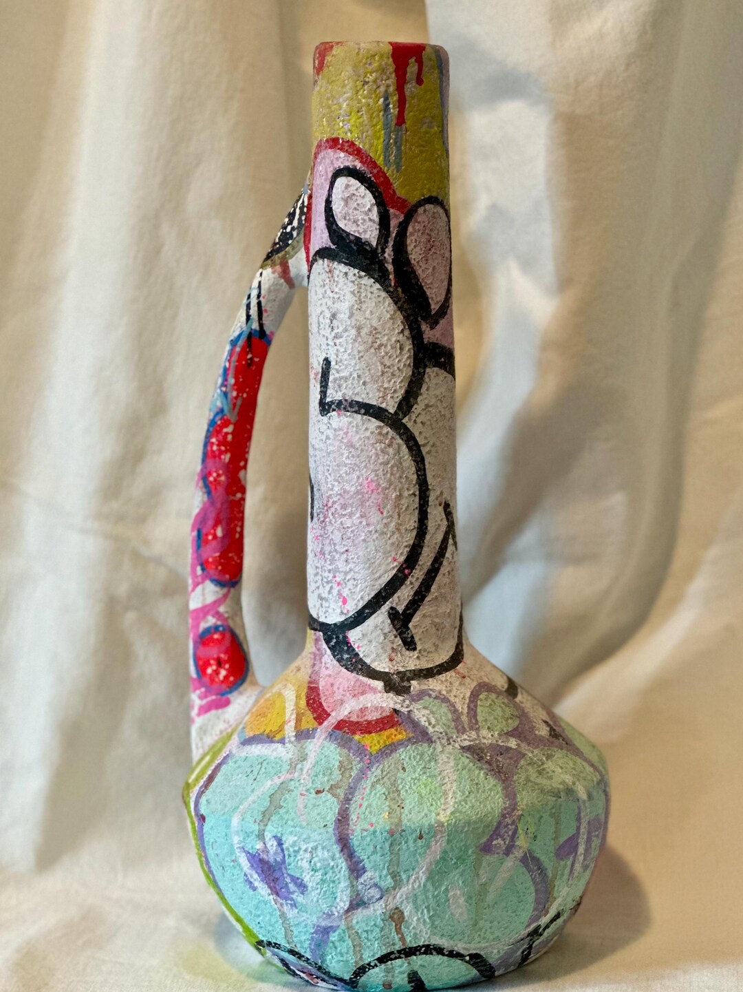 Graffiti / Upcycled / Unique Gift / Gift for Her / Pop Art / Gift ...