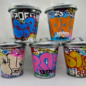 Desk Accessories / Pen Holder / Graffiti / Office Accessories / Custom ...