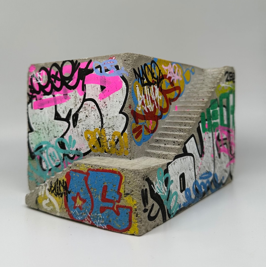 Planter / Plant Pot / Graffiti / Handmade Gift / Unique Gift ...