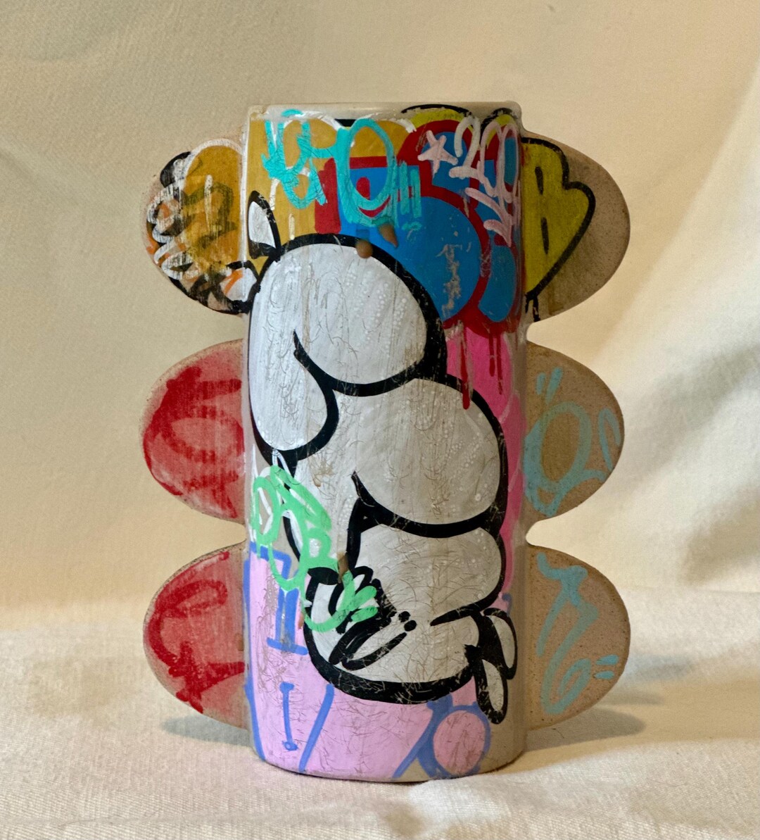 Graffiti / Upcycled / Unique Gift / Gift for Her / Pop Art / Gift ...