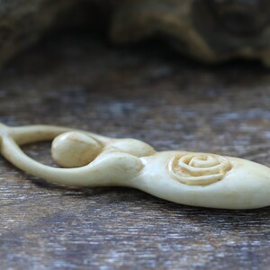 Fertility Goddess Pendant Bone Carving Eco Friendly Jewelry Supply - Etsy
